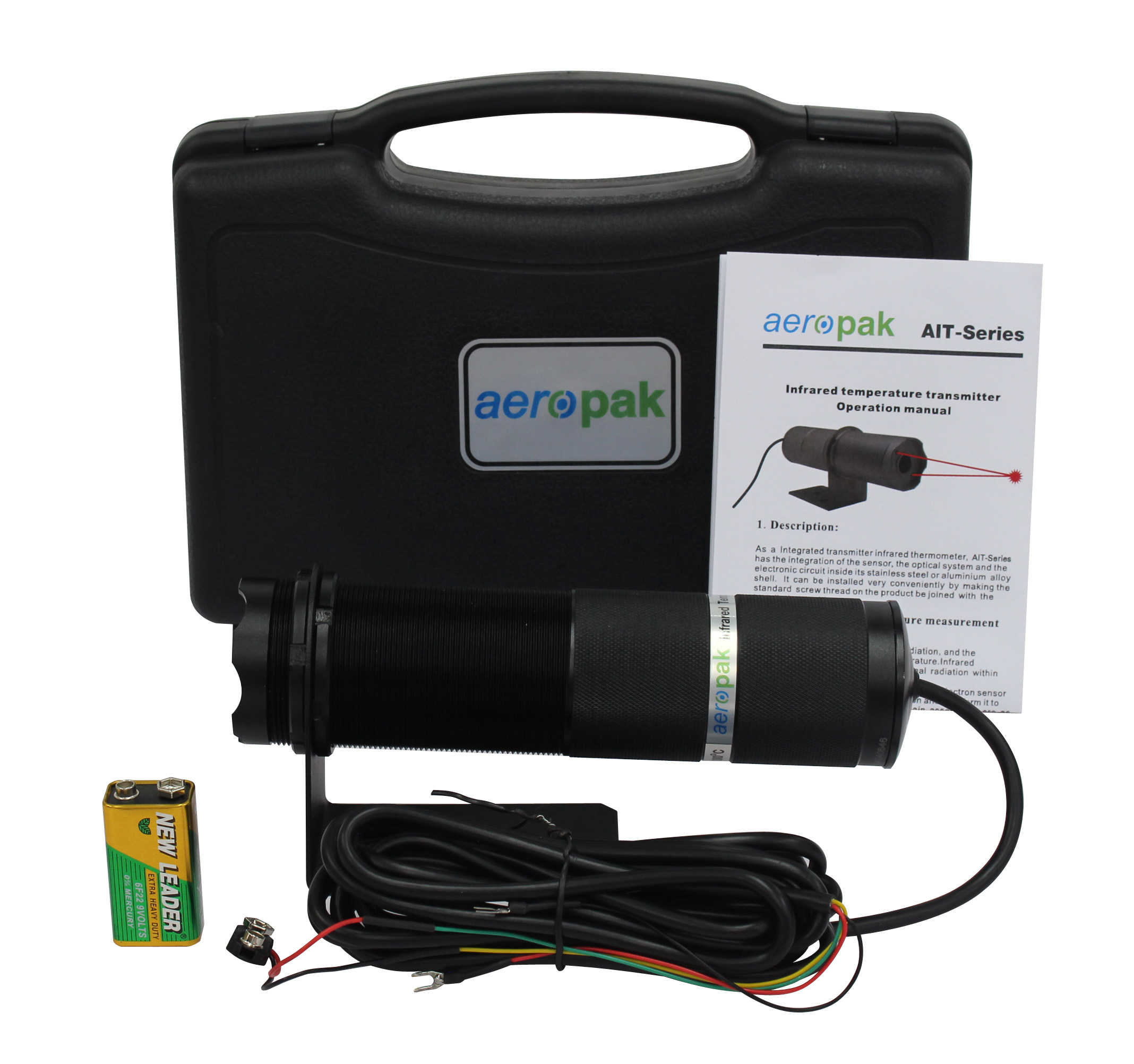 เครื่องวัดอุณหภูมิแบบอินฟราเรดแบบติดตั้ง Aeropak รุ่น AIT-600C :Infared Thermometer - SCMA ผู้นำ ...