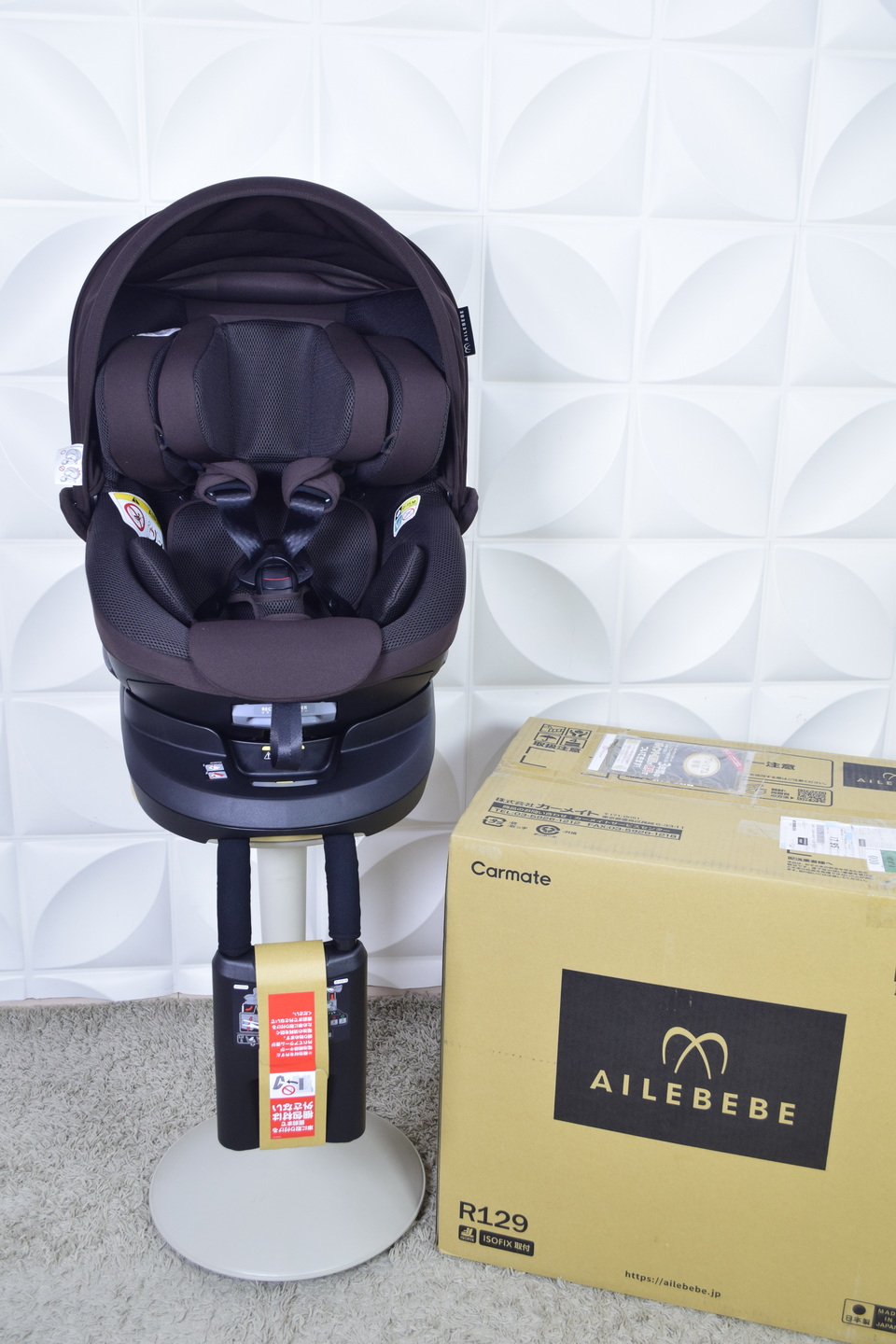 คาร์ซีท AILEBEBE KURUTTO R ST - MOM-Trust รถเข็นเด็ก คาร์ซีทแบรนด์ดัง AILEBEBE APRICA COMBI